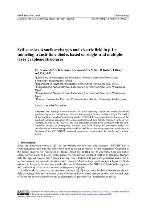 Pdf Self Consistent Surface Charges And Electric Field In P I N