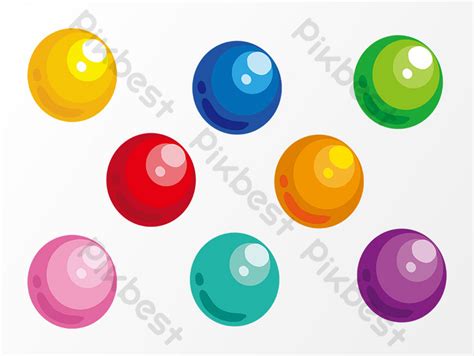 Glowing Round Candy Button AI Vector Element PNG Images AI Free Download Pikbest