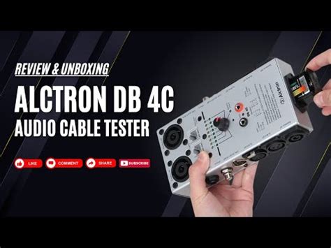 Review Unboxing ALCTRON DB C Audio Kabel Tester Under Juta Bisa Buat Cek Dunia Perkabelan