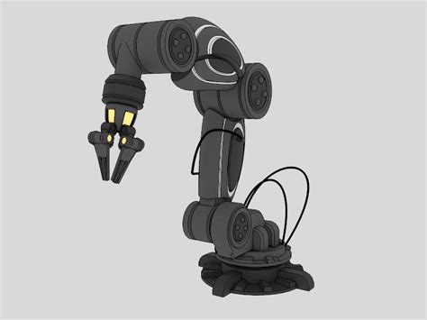 미래형 로봇 팔 3d 모델 35 Unknown Obj Max Fbx Dwg 3ds Free3d