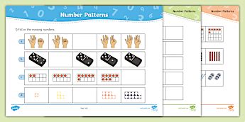 Number Patterns Worksheets Au