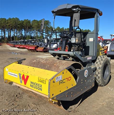Wacker Neuson Rc70 Single Drum Roller Compactor Prices How Much Does