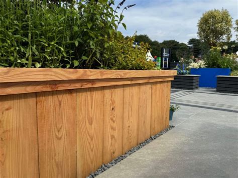 How To Build A Raised Garden Bed Using Larch Sleepers The Larch