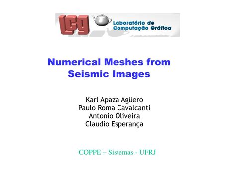Ppt Numerical Meshes From Seismic Images Powerpoint Presentation Free Download Id4313929