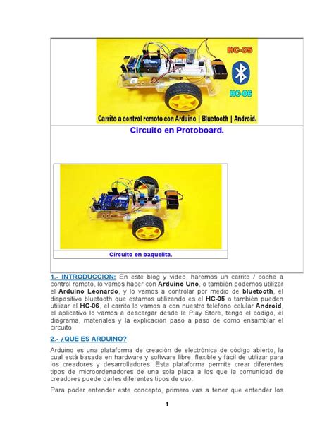 Proyecto Daniel Pdf Arduino Microcontrolador