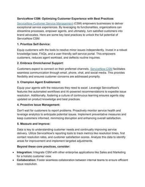 servicenow itsm and its best practices pdf
