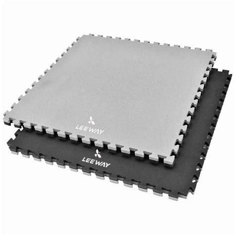 Leeway Fitness Grey And Black Puzzle Exercise Mat For Gym Thickness 22mm At Rs 1539 In Meerut