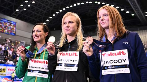 World Aquatics Championships 2023 Ruta Meilutyte Storms To Womens