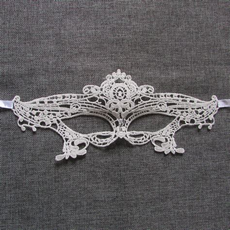 Sexy White Lace Mask Masquerade Halloween Party Wo Vicedeal