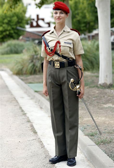 Princess Leonor Attended The Saber Ceremony At The Military Academy