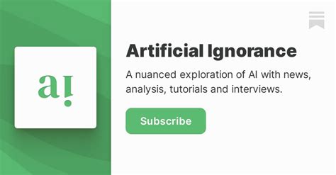 Artificial Ignorance Charlie Guo Substack