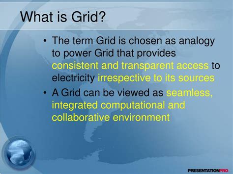 Ppt Grids And Grid Technologies For Wide Area Distributed Computing