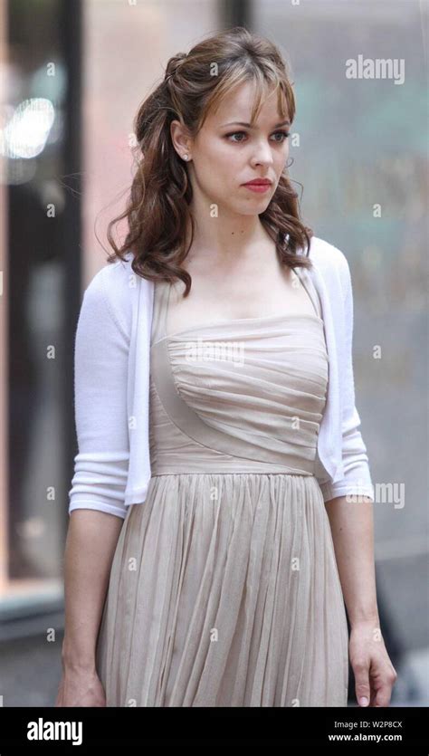 Rachel Mcadams On The Set Of Morning Glory 2009 Photo By John