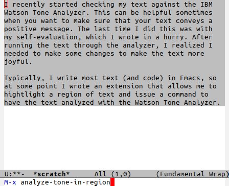 Text Tone Analyzer Sinister Code