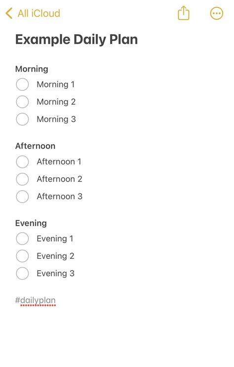 creating a daily checklist note with checkboxes follow up r shortcuts