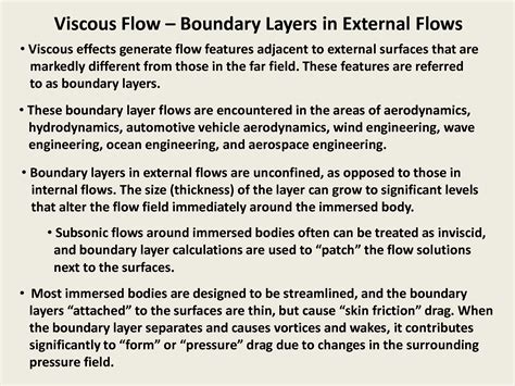 Solution Engineering Aerodynamics Boundary Layer Theory Momentum