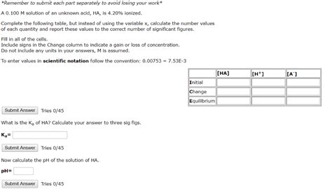 Solved Remember To Submit Each Part Separately To Avoid