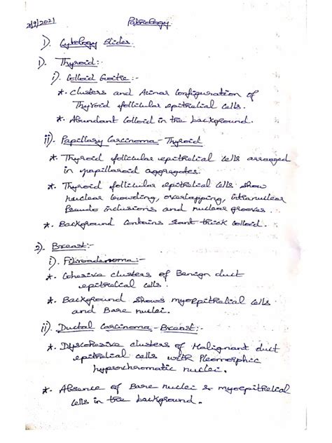 Cytology Slides Description 1 Pdf