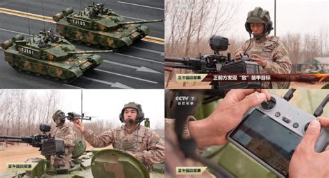 Chinas Type 99a Tank Units Integrate New Drone Controls For Unmanned