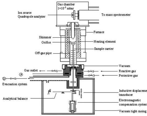 Schematic Diagram Of Tga Dta And Qms Analysis