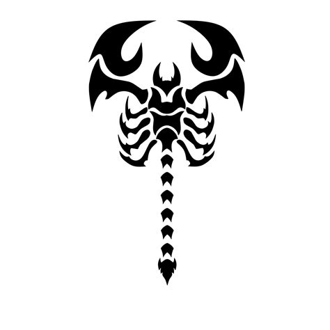 Illustration Vector Graphic Of Scorpion Style Design Tribal Perfect For