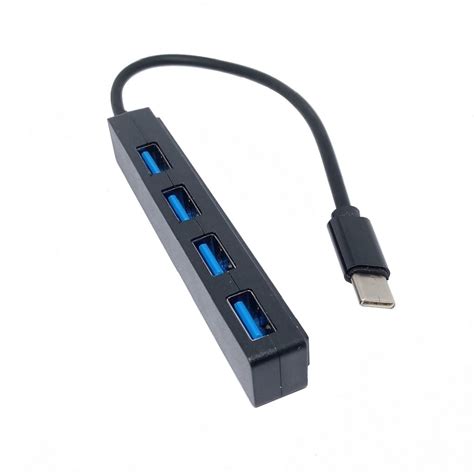 Hub Usb Tipo C P Portas Usb Cabos Fron