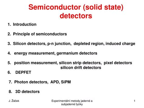 PPT Semiconductor Solid State Detectors PowerPoint Presentation Free Download ID 1586945