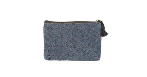 Sofina Cosmetic Bag Blue Cotton