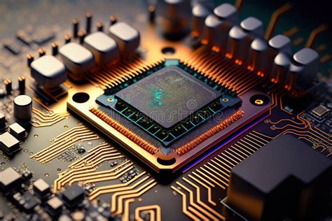 Central Computer Processors Cpu Concept Technology Science Background