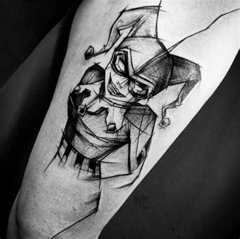 Joker Tattoos Black And White