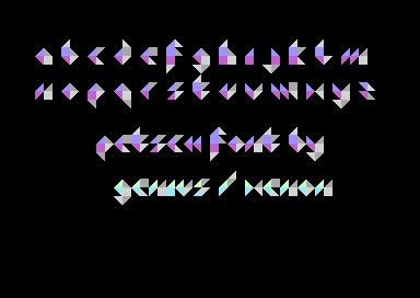 CSDb PETSCII Patterns Font By Xenon CSDb PETSCII Patterns Font By Xenon