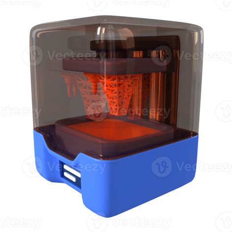 Sla 3d Printer 3d Illustration Icon 28583849 Png
