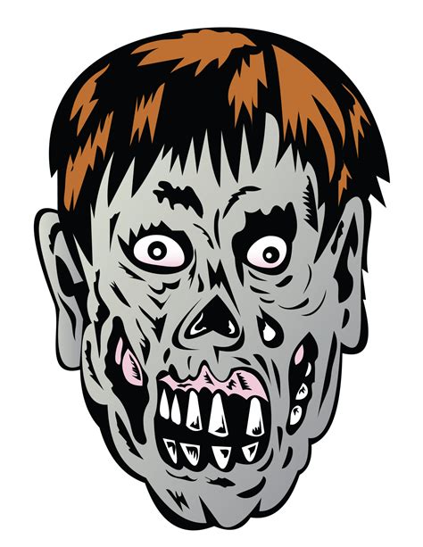 Zombie Skull Face Monster 13790461 Png