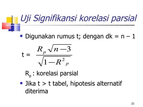 Gaya Terbaru 24 Rumus Uji T Parsial