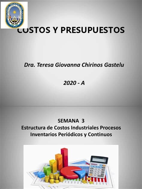 Semana 3 Costos Y Presupuestos Pdf Inventario Presupuesto