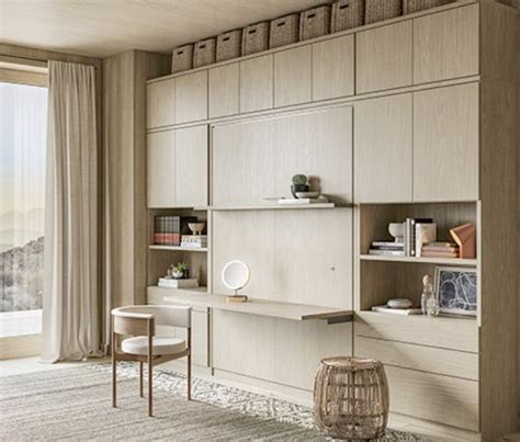 Murphy Bed With Collapsible Desk For Stylish Bedroom