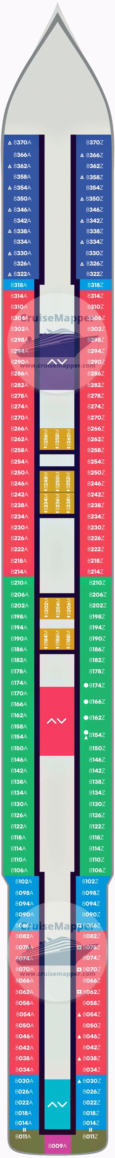 Scarlet Lady Cruise Ship Deck Plan Plans Terrace Sea Xl Central
