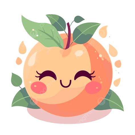 Peach Clipart Cute