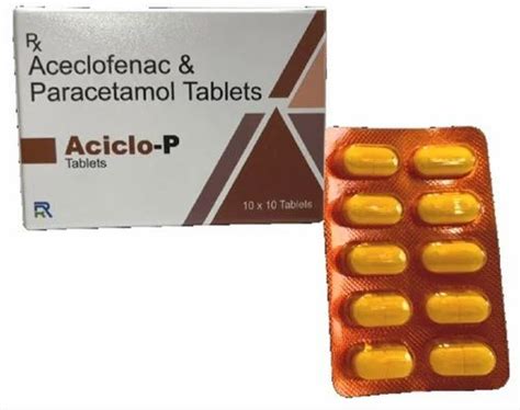 Aceclofenac Paracetamol Tablets At Rs 600 Box Gandhinagar Id