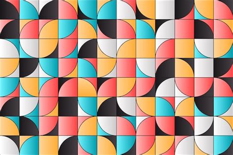 Premium Vector Abstract Retro Seamless Pattern Background Design With