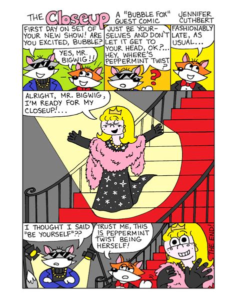 Bubble Fox The Close Up A Bubble Fox Guest Comic By Jennifer