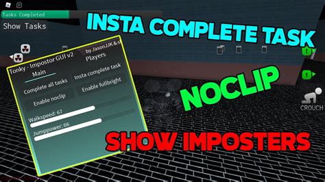 Roblox Imposter Scripthack Op Show Imposter Complete All Tasks