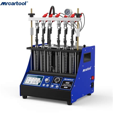 Mrcartool V311 Fuel Injector Cleaner Machine 6 Cylinder Heated