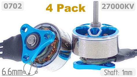 Motor Betafpv Se0702 27000kv 1mm Shaft 4 Pack Cube Fpv
