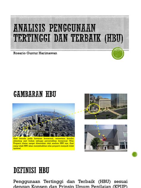 Analisis Hbu Properti Komersial Pdf