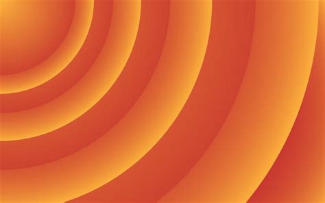 Premium Vector Modern Circular Orange Abstract Background