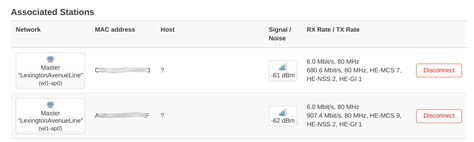 Host Name Missing From Associated Stations Page On Dumb AP Network And Wireless Configuration