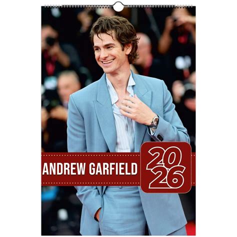 Andrew Garfield 2026 Wall Calendar Exclusive Celebrity Poster