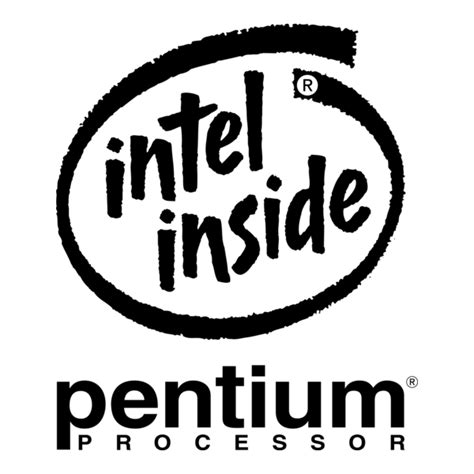 Intel Inside Pentium Processor Logo Png Vector Ai Free Download