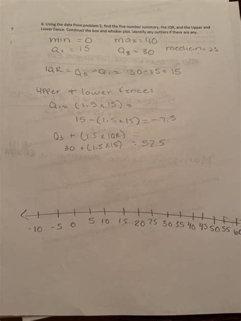 solved 9 6 using the data from problem 5 find the five